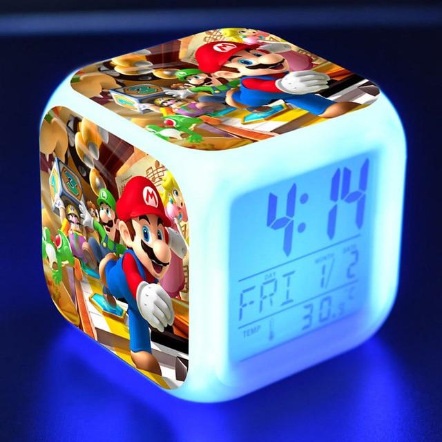 Super Mario LED Alarm Thermometer Dice Clock | Nintendo Core